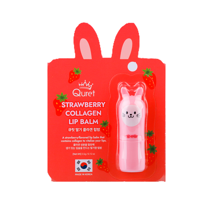 Quret Lip Balm Strawberry Collagen | Perfumerias Primor