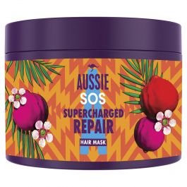 Aussie SOS Masque Capillaire de Réparation Superchargée | Parfumeries ...