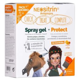 Neositrin Pack Anti-Poux Spray Gel Traitement + Protect Après-Shampoing ...