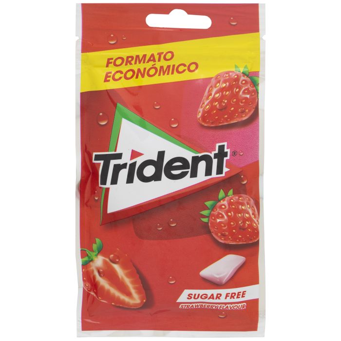 Trident Pastilhas Elásticas de Morango sem Açúcar | Perfumarias Primor