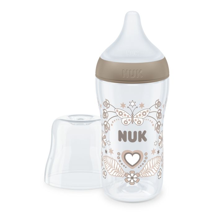 Nuk Biberón Perfect Match PP Silicona Corazón +3 Meses | Perfumerias Primor