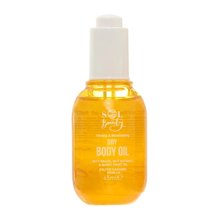 Sol Beauty Aceite Seco Corporal con Aroma a Caramelo Salado y Vainilla ...