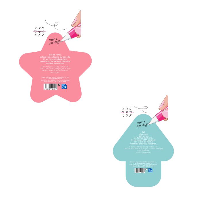 Woo oow Sticky Notes Star Notas Adhesivas | Perfumerias Primor