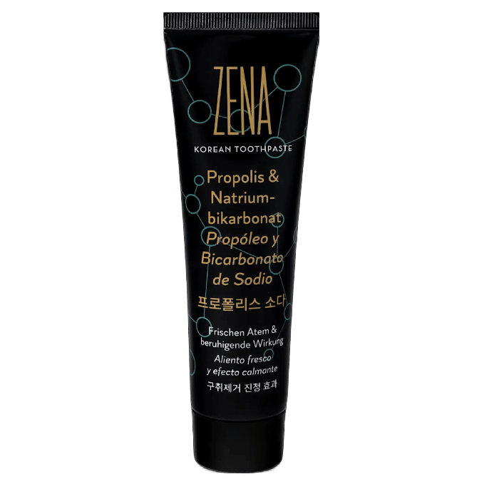 Zena Cosmetics Pasta de Dentes Coreana com Própolis e Bicarbonato de ...