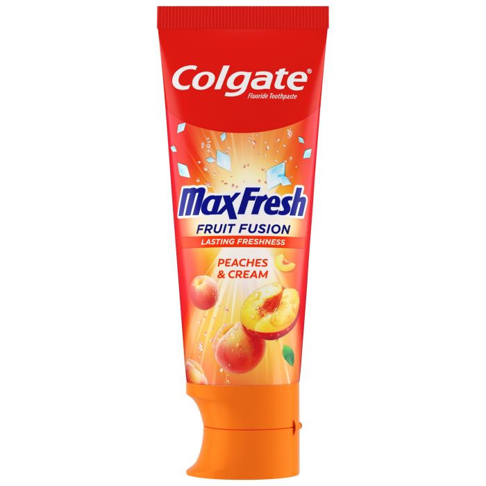 Colgate Pasta de dientes Colgate Max Fresh Fruit Fusion Peach & Cream ...