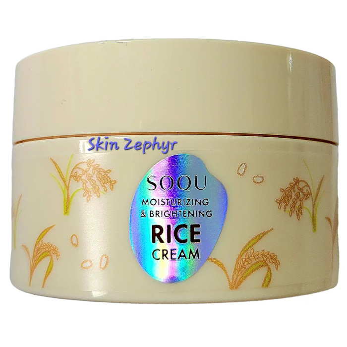 SOQU Moisturizing & Brightening Rice Cream | Perfumerias Primor